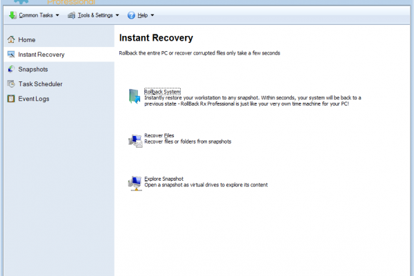 RollBack Rx Professional | Horizon DataSys Corporation